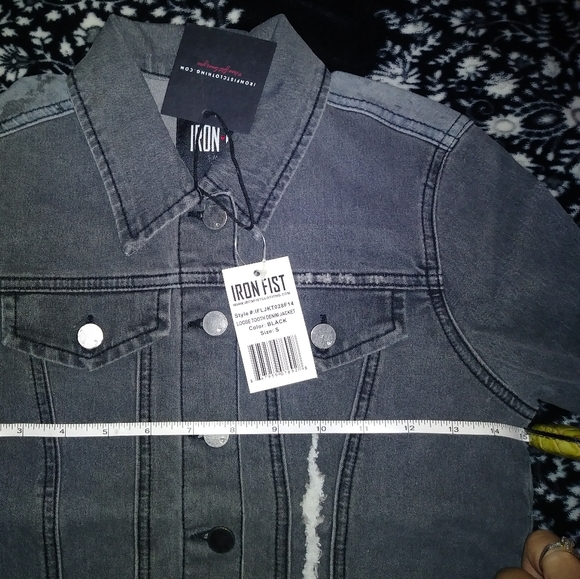 Iron Fist | Jackets & Coats | Rare Iron Fist Loose Tooth Denim Jacket ...
